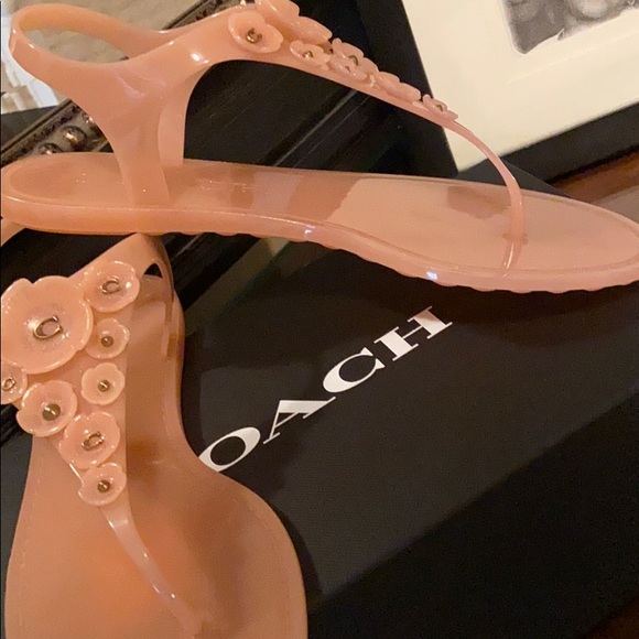Coach | Shoes | Light Pink Coach Sandals | Poshmark
